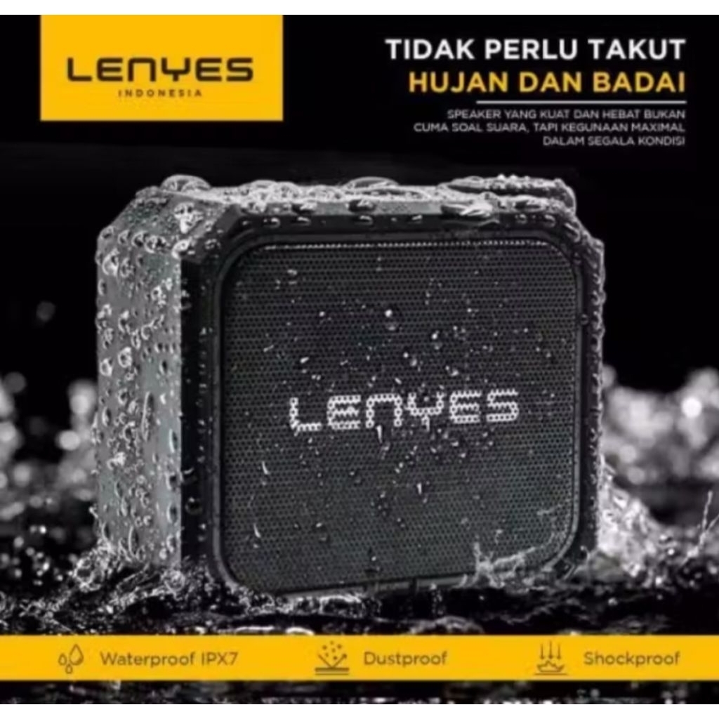 Jual SPEAKER BLUETOOTH LENYES S105 WATERPROOF IPX7 | Shopee Indonesia