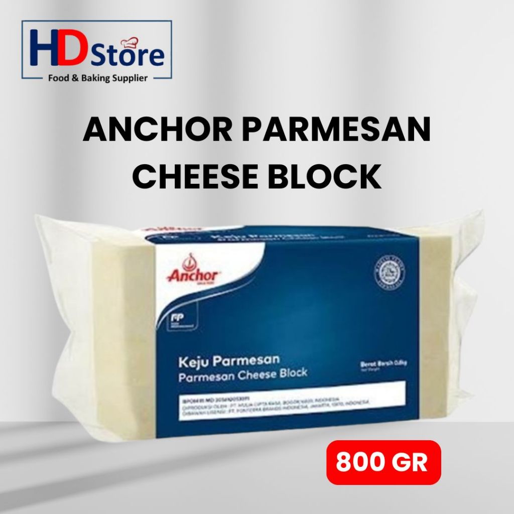 Jual ANCHOR PARMESAN CHEESE KEJU BLOCK - 800 GR | Shopee Indonesia