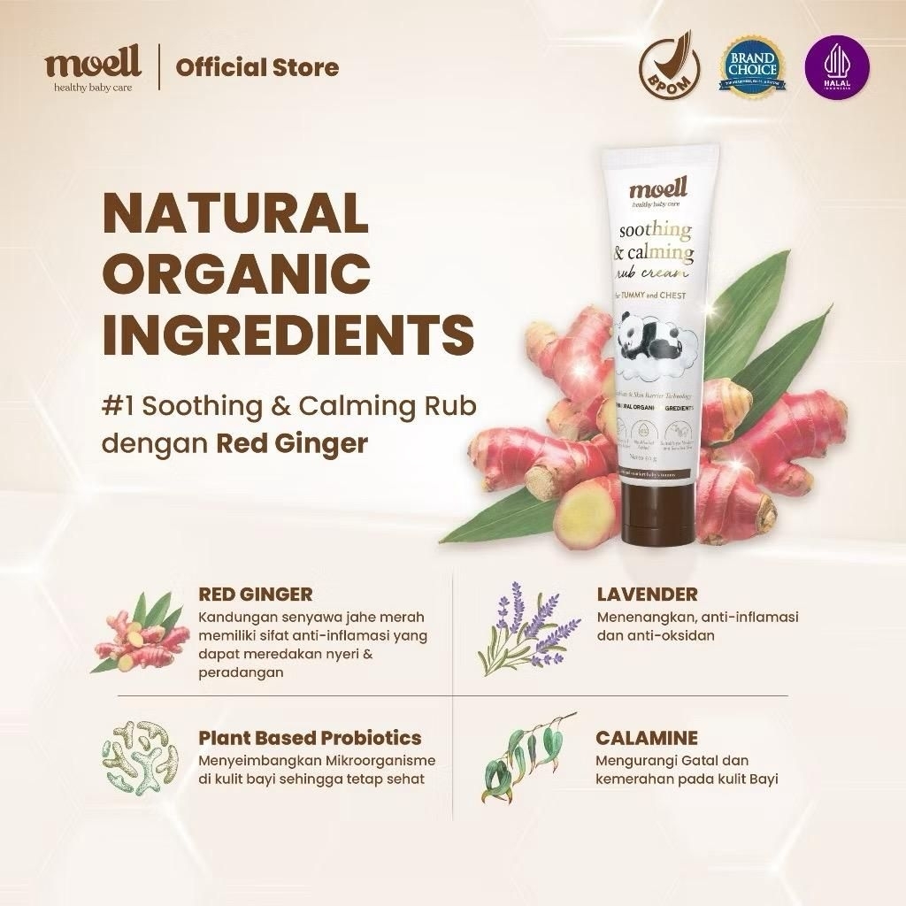 Jual Moell Shooting & Calming Rub Cream 50ml | Shopee Indonesia