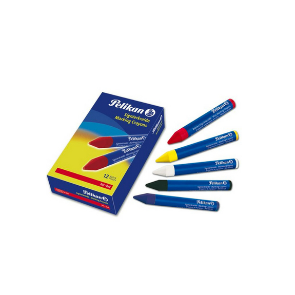 Jual CRAYON MARKING PELIKAN / CRAYON KAYU / CRAYON BESI / BIRU/RED ...