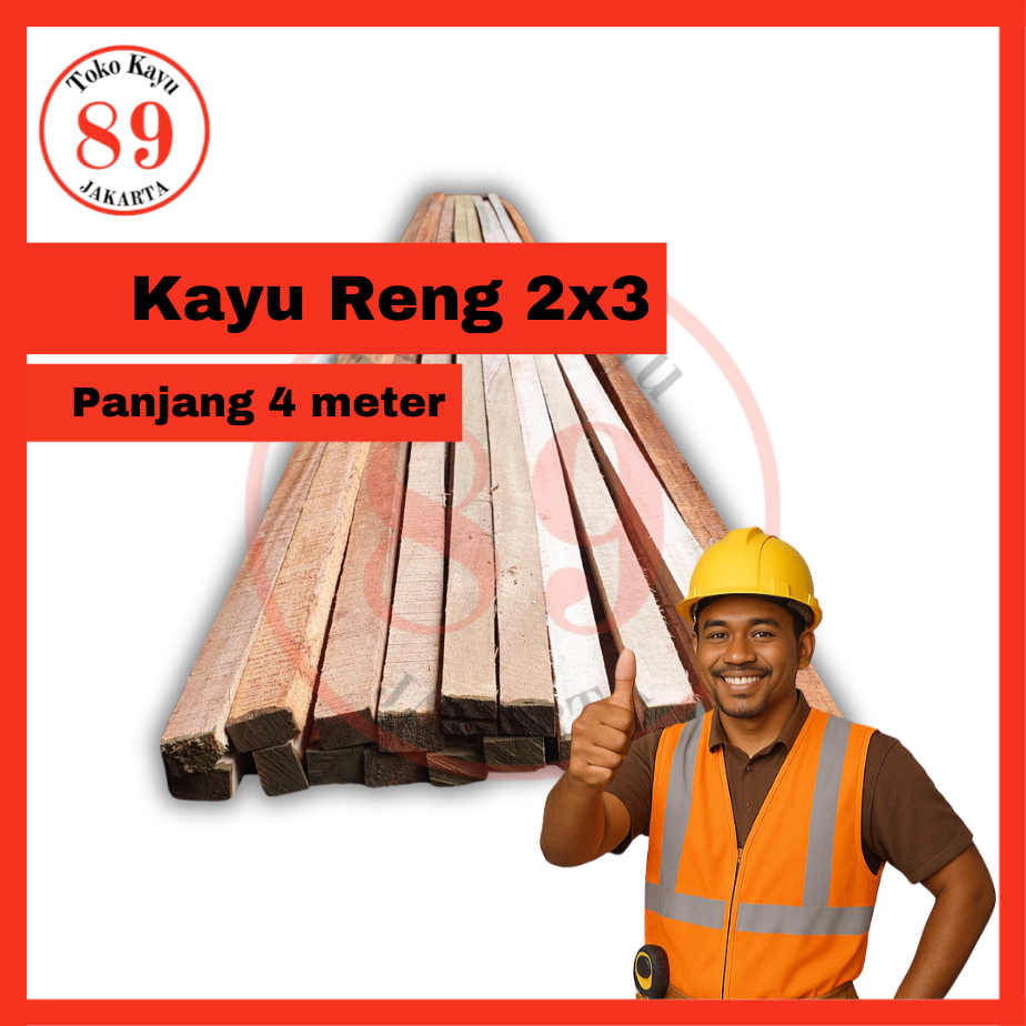 Jual Kayu Reng 2x3 Meranti Kuat / Reng 2x3 Murah / Kayu Reng Bagus ...
