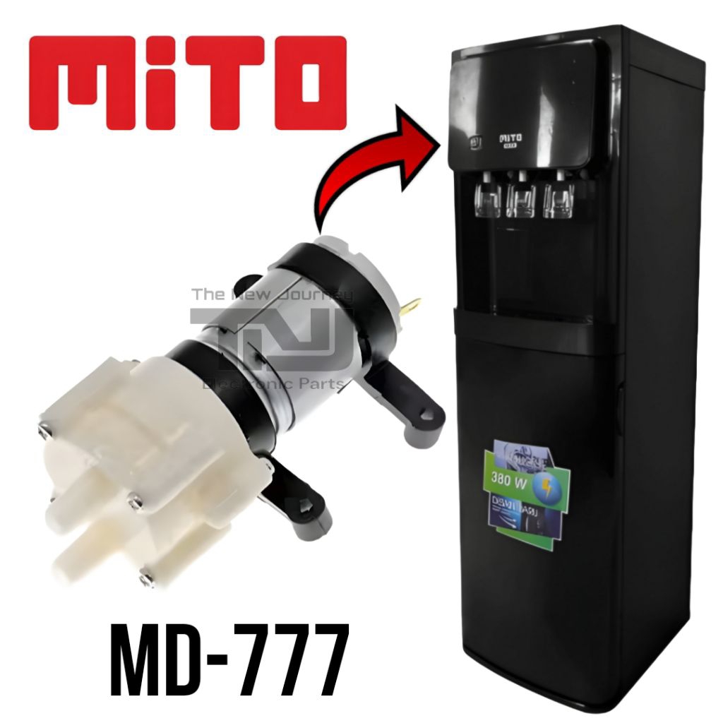 Jual Pompa Dispenser Galon Bawah MITO MD-777 DC 12 Volt Original ...