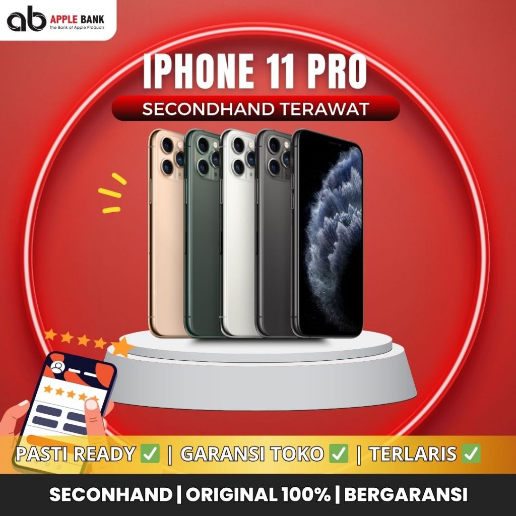 Jual IP 11 PRO 64GB/256GB SECOND INTER NORMAL BEKAS TERAWAT BERGARANSI ...