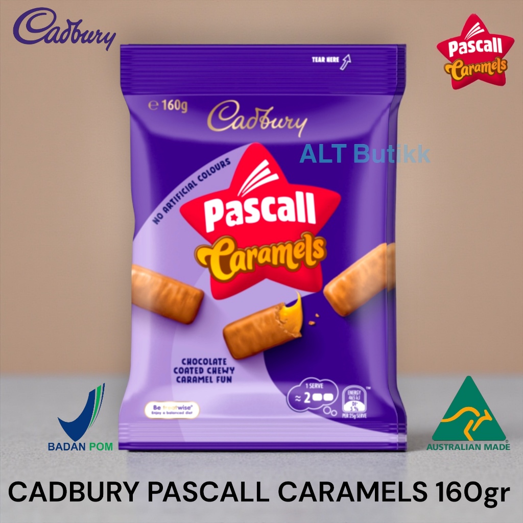 Jual PASCALL CARAMELS 160 GR | CHOCOLATE COATED CHEWY CARAMEL | COKLAT ...