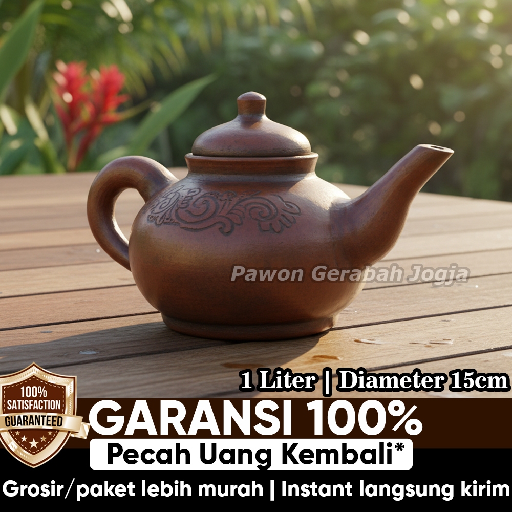 Jual Pawon Gerabah | Teko Aladin Tanah Liat Porong Teapot Teko Poci ...