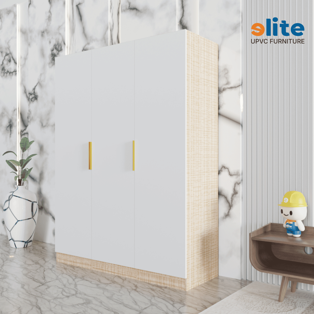 Jual LEMARI PAKAIAN PVC ELITE FURNITURE - ROMA | Shopee Indonesia