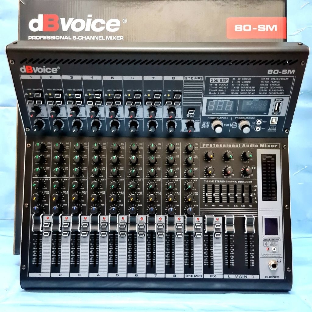 Jual Audio Mixer dB Voice 80 SM Original 8 Channel dbvoice 80SM mixer ...