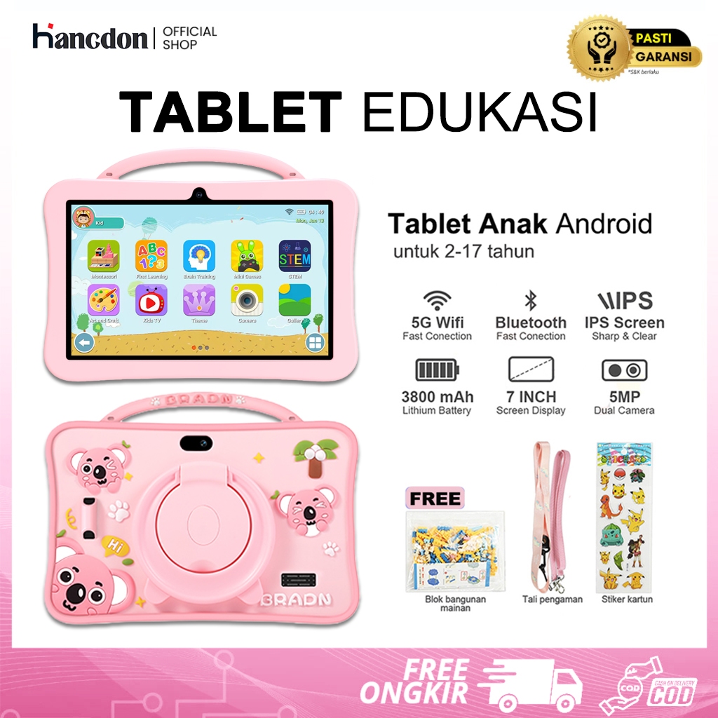 Jual Hancdon Tablet PC Galaxy Tablet Anak F07 Android 6GB+128GB 7.1 ...
