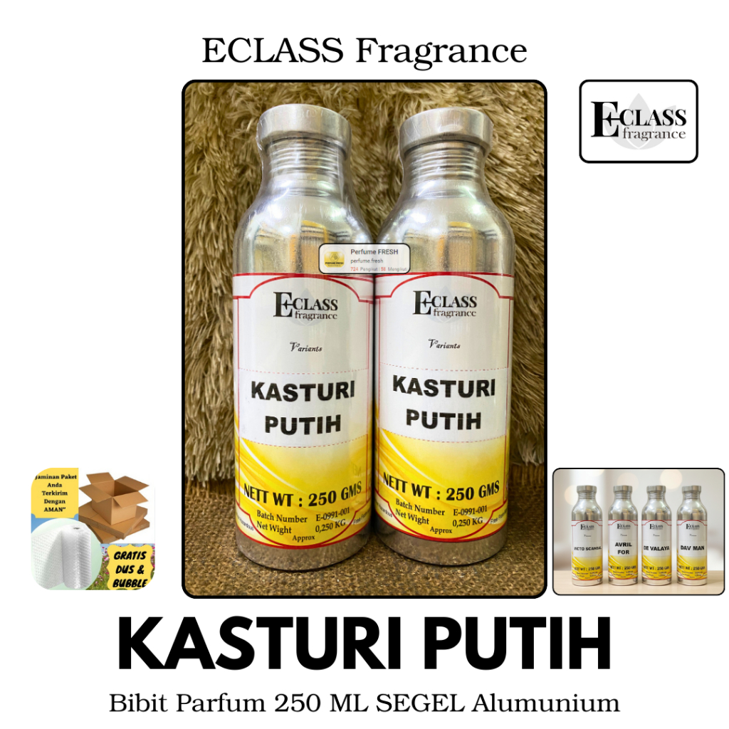 Jual Bibit Parfum KASTURI PUTIH ( 250 ML SEGEL Alumunium ) ECLASS ...