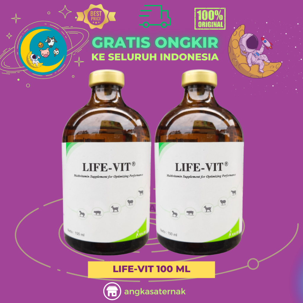 Jual LIFE VIT 100ml Kalbe - Multivitamin Lengkap Mengandung Vit A, D3 ...
