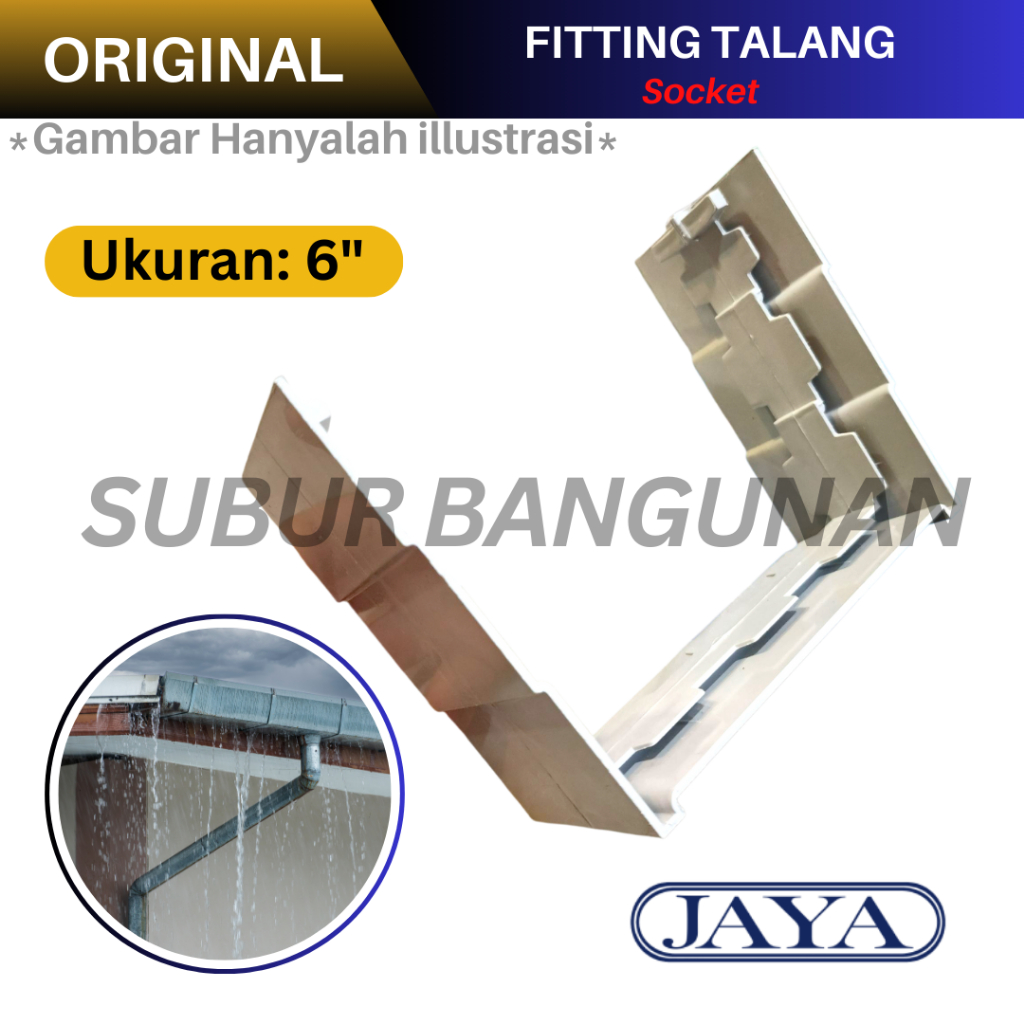 Jual Fitting uPVC Gutter Union (140) - Talang Air Sambungan | Shopee ...