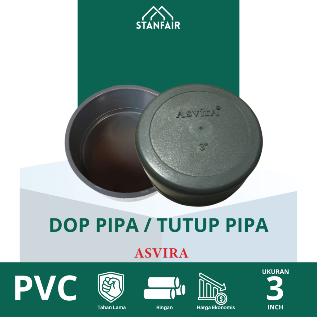 Jual Asvira Dop 3 Pvc Dop 3 Tutup Pipa Pvc 3 Inch Asvira Shopee