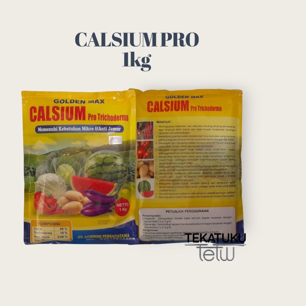 Jual CALSIUM MAX PRO TRICHODERMA ISI 1kg | Shopee Indonesia