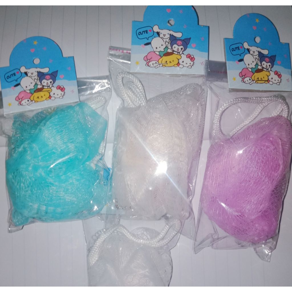 Jual RZ Jaring Mandi / Shower Puff Lembut Busa Mandi Halus | Shopee ...