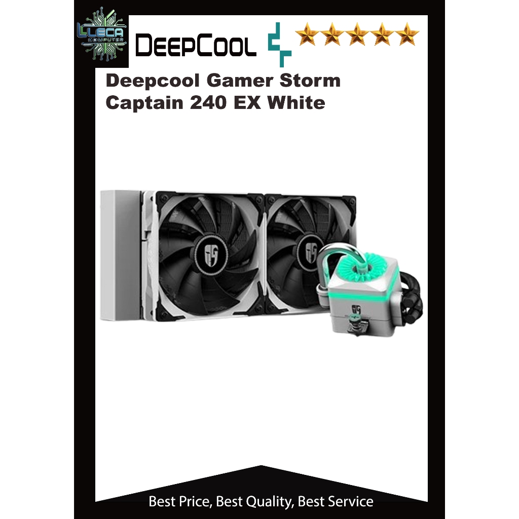 Jual (Second)Liquid Cooler Deep Cool Gamer Storm Captain 240 EX White ...