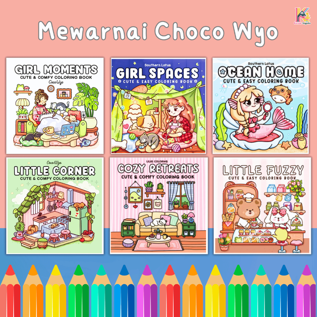 Jual Girl Moment Coloring Book For Adults and Teens Buku Mewarnai 25 ...