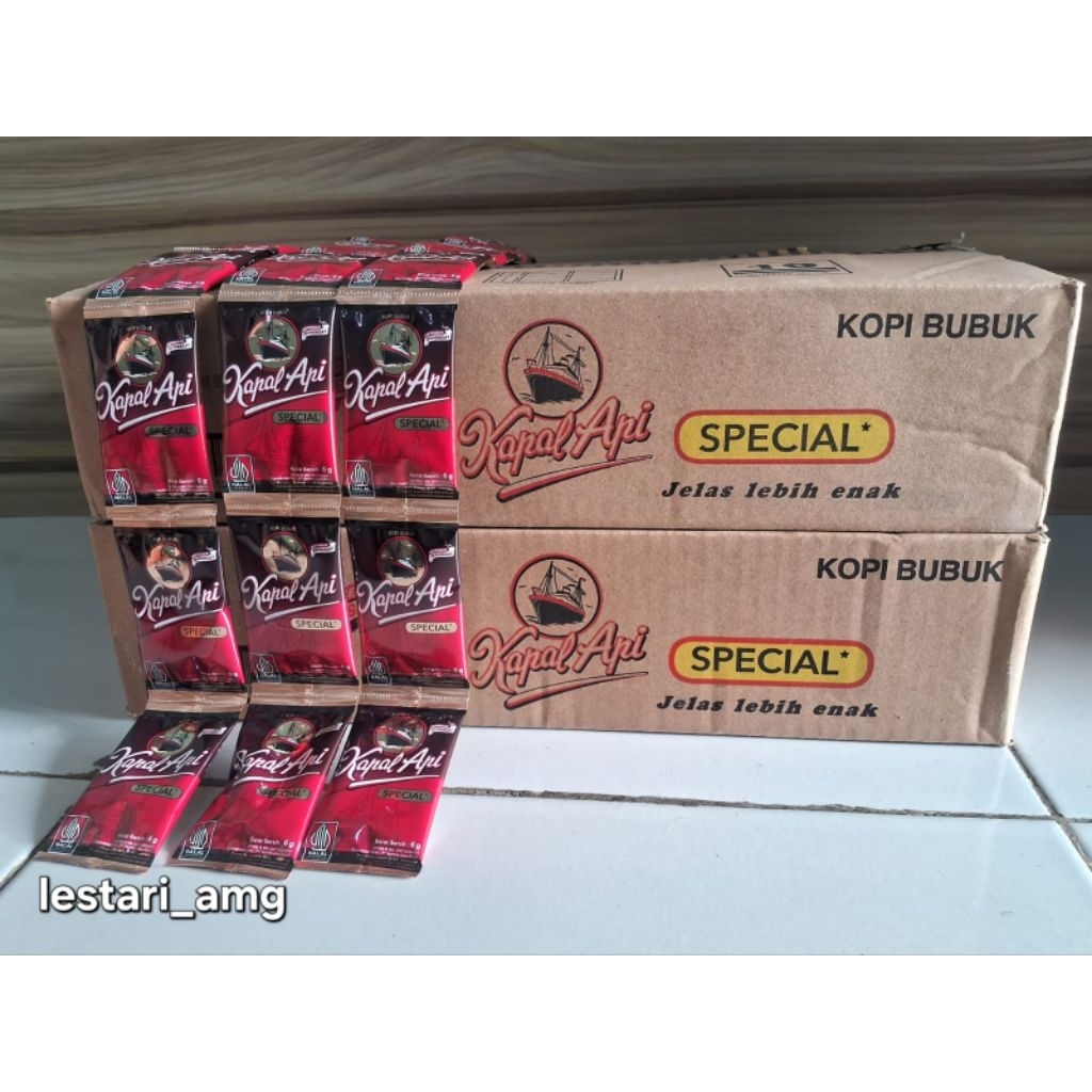 Jual Kopi Kapal Api mini tanpa gula 1 Dus isi 20 renceng (200 sachet ...