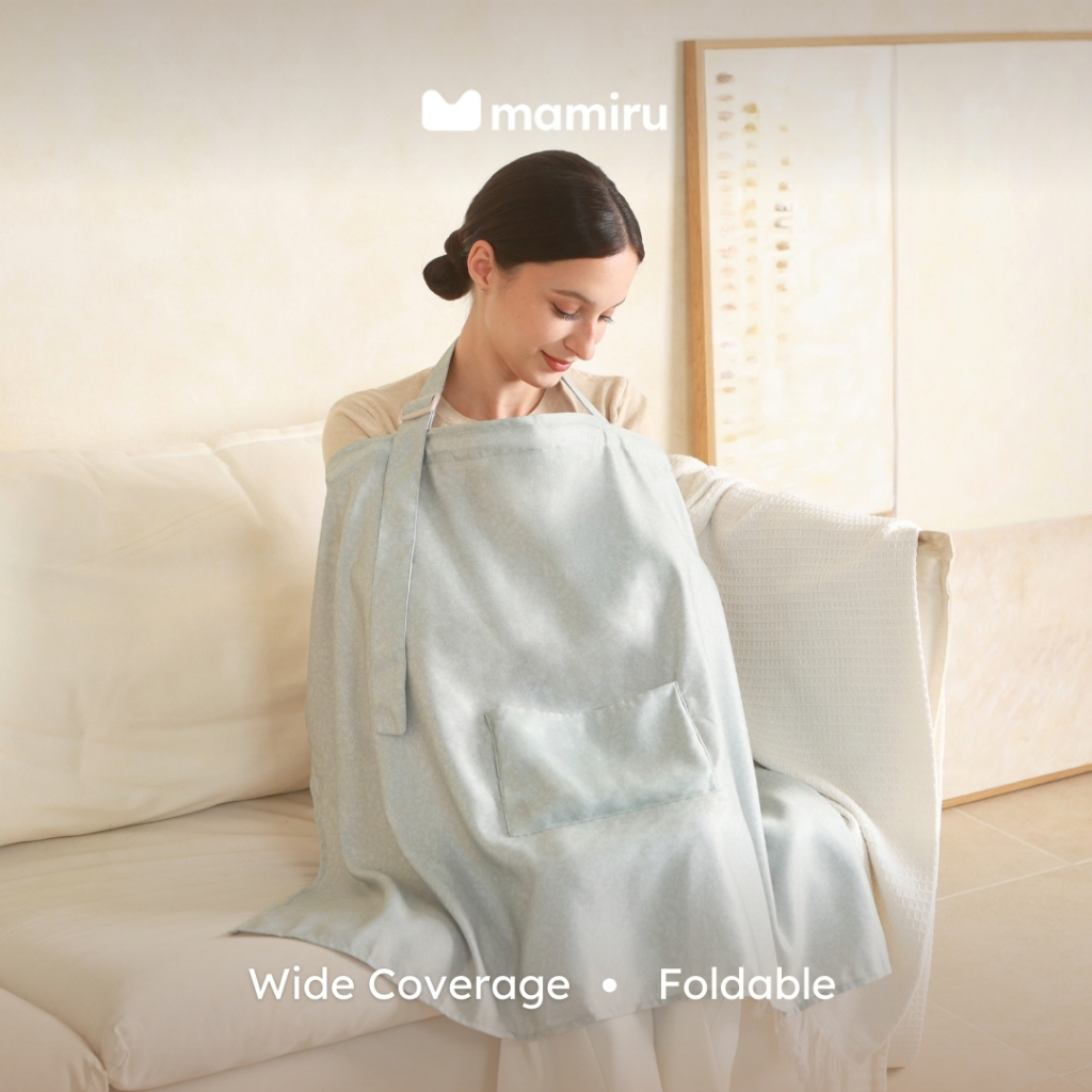 Jual Mamiru Foldable Nursing Cover / Apron Menyusui / Breastfeeding ...