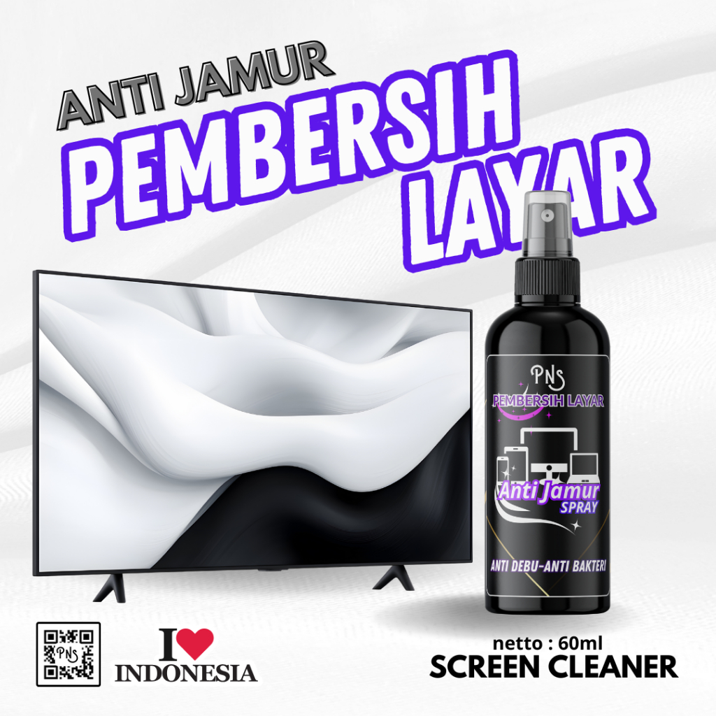 Jual Pembersih Layar TV Spray Anti Jamur Dan Bakteri - Pembersih Layar ...