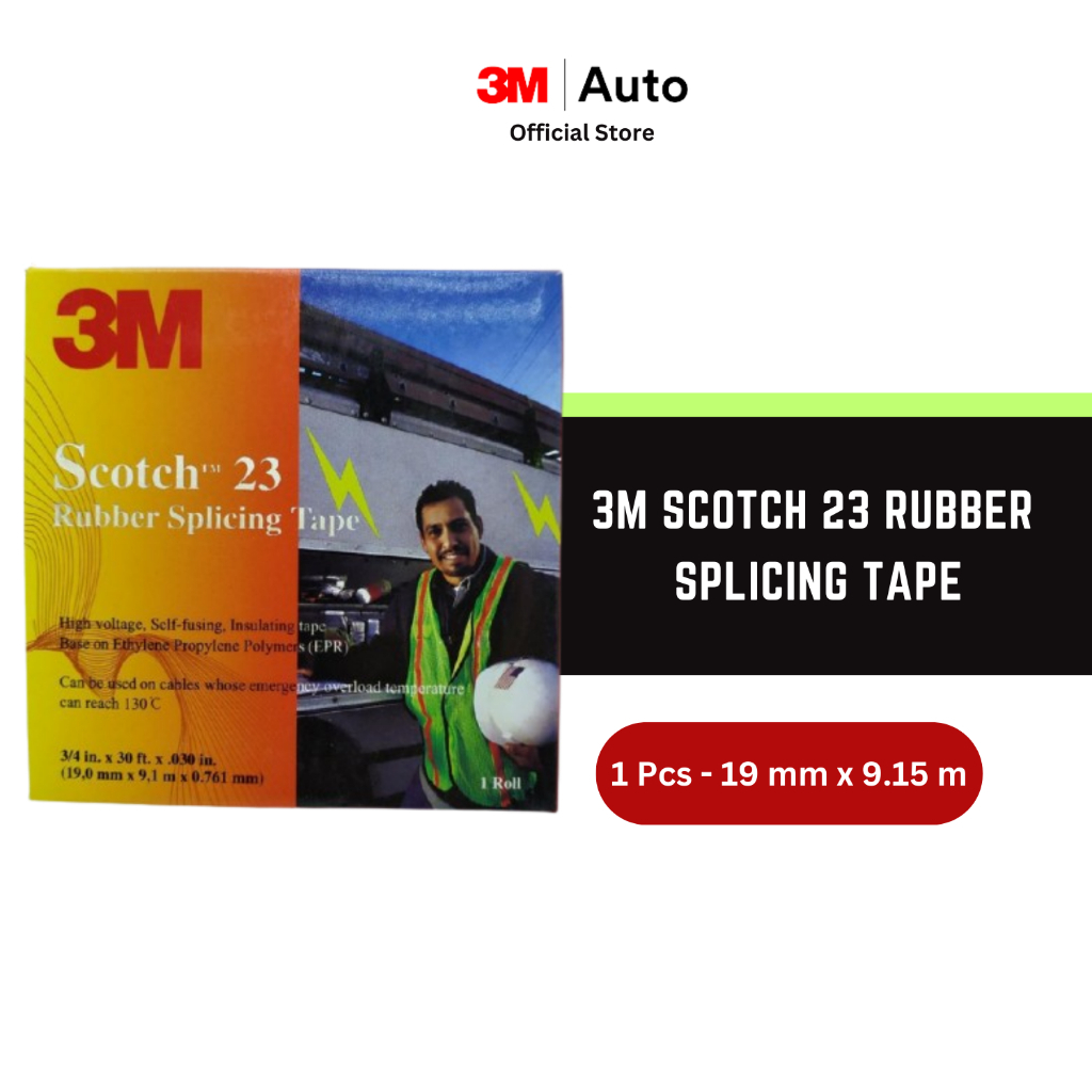Jual 3M Scotch 23 Rubber Splicing Tape size 0,75 inch x 30 ft | Shopee ...