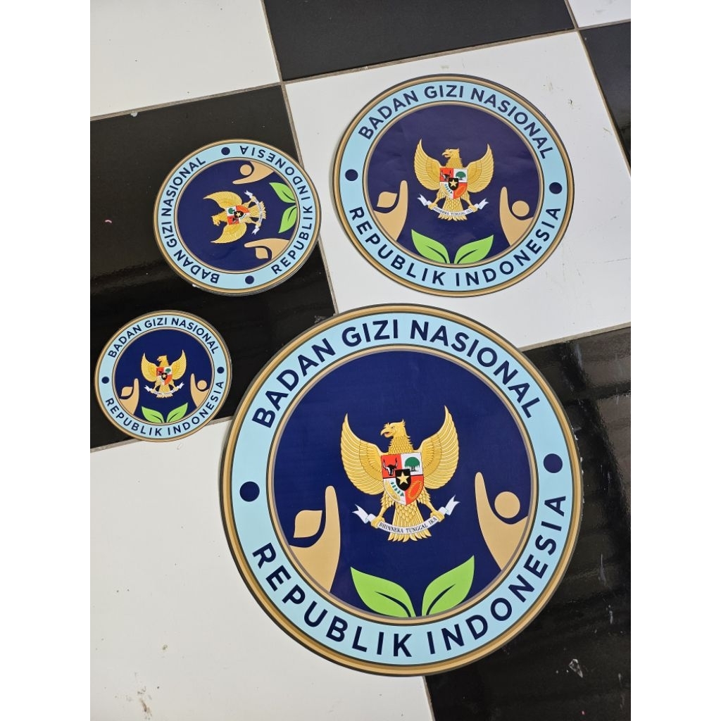Jual print citting logo mbg badan gizi nasional 30cm | Shopee Indonesia