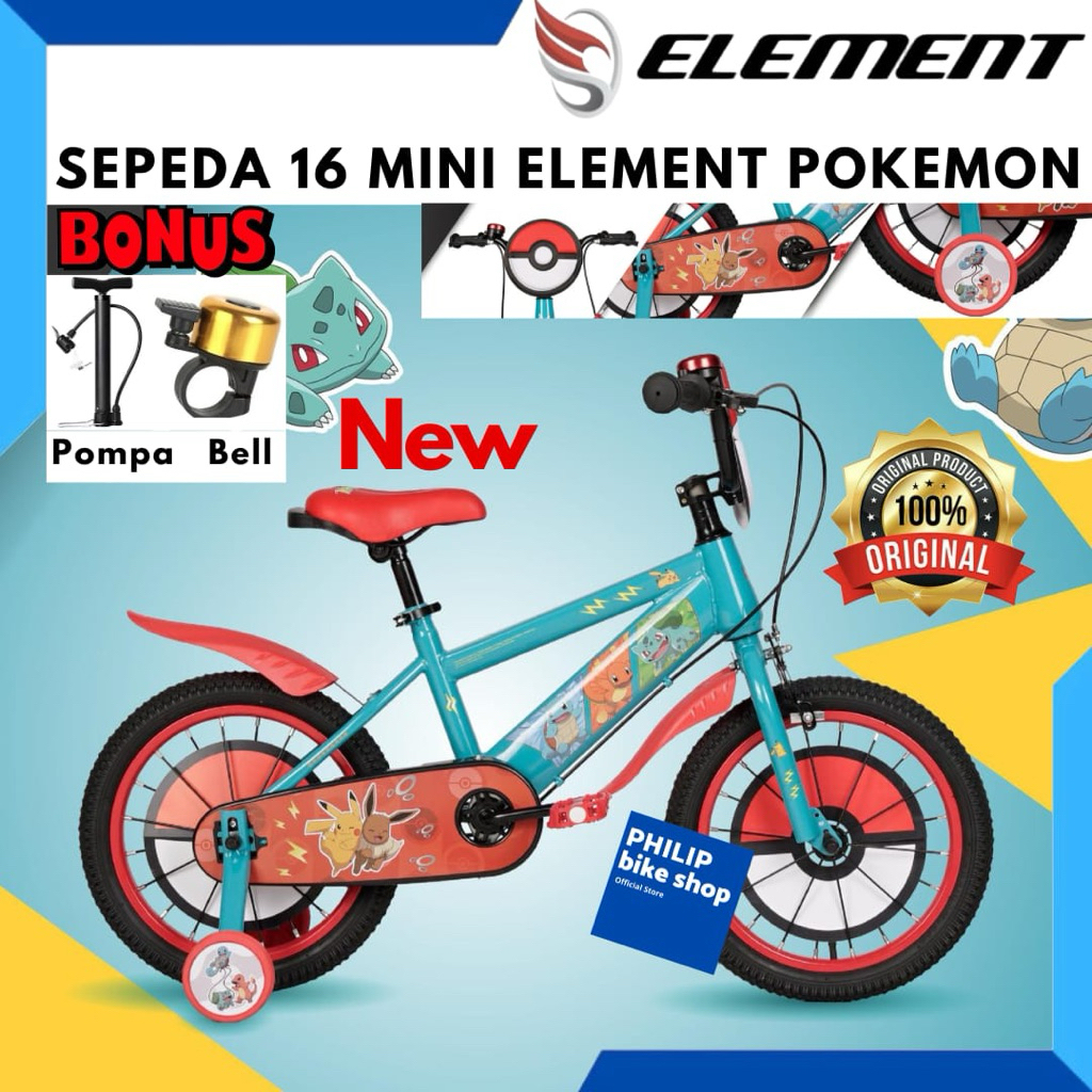 Jual Sepeda Anak Laki Laki 16 Bmx Element Coyote Pokemon Terbaru ...