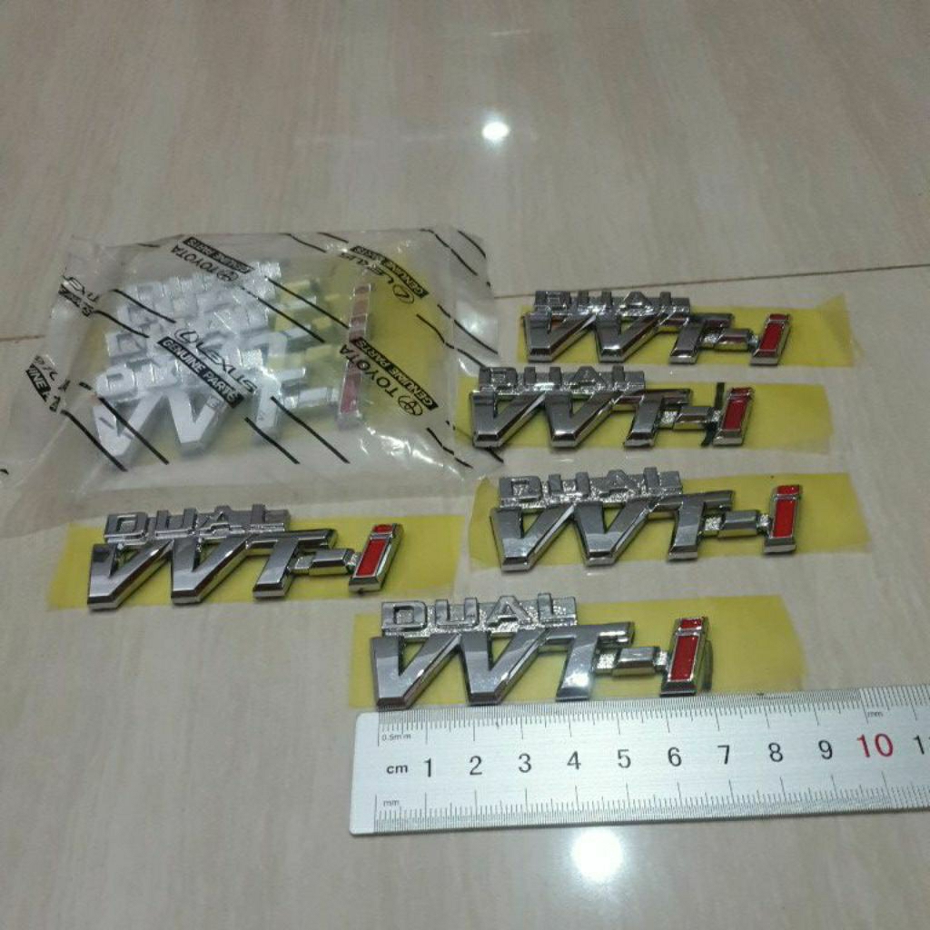 Jual tulisan logo emblem DUAL VVTI | Shopee Indonesia