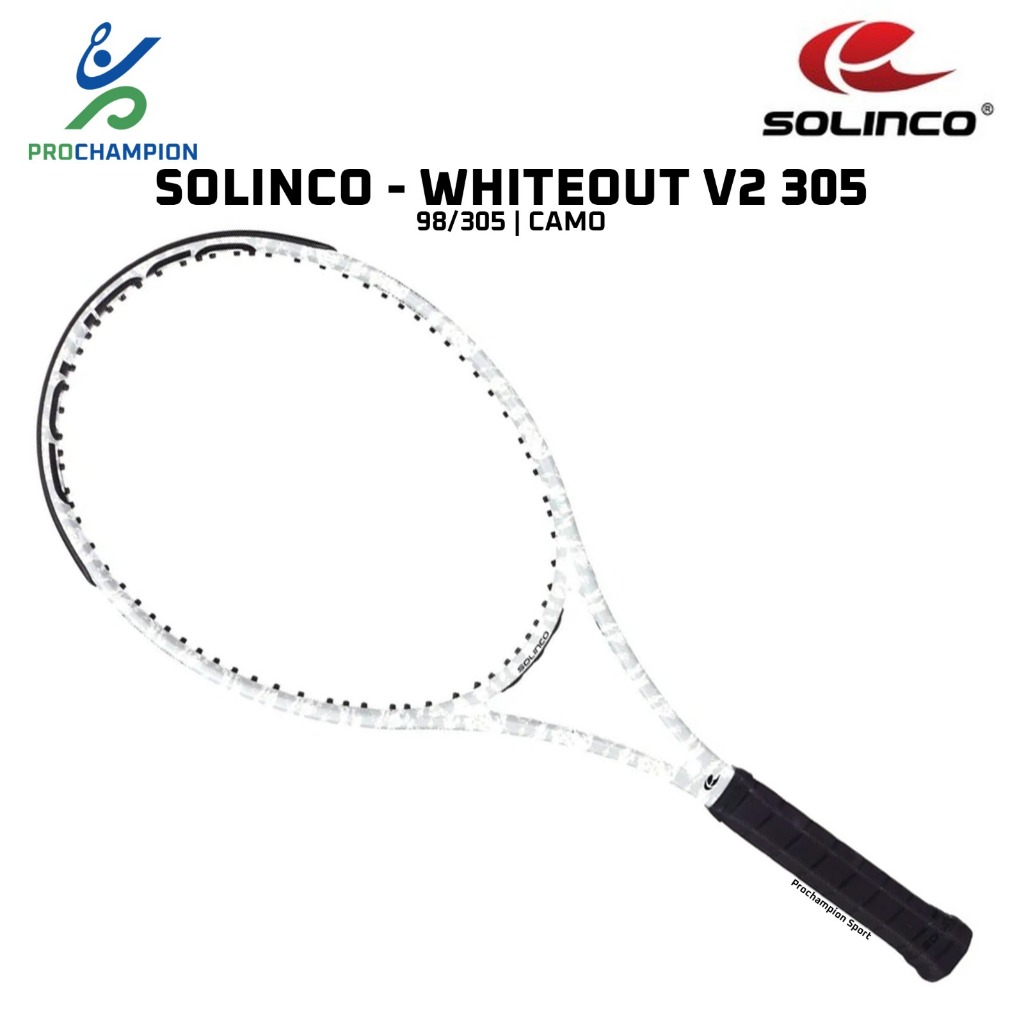 Jual Raket Tenis SOLINCO Whiteout V2 305 - 98/305G Camo | Shopee Indonesia