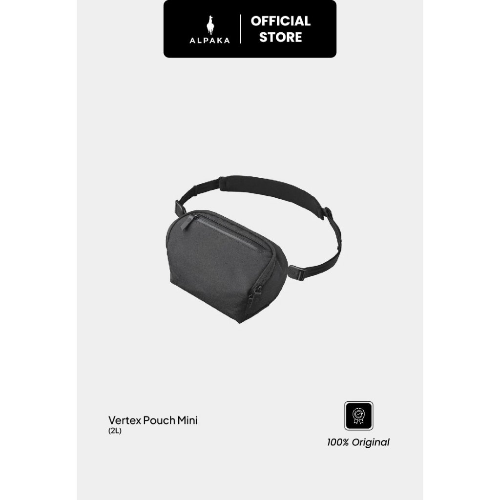 Jual Alpaka Vertex Pouch Mini Tas Selempang Pria 2L | Shopee Indonesia