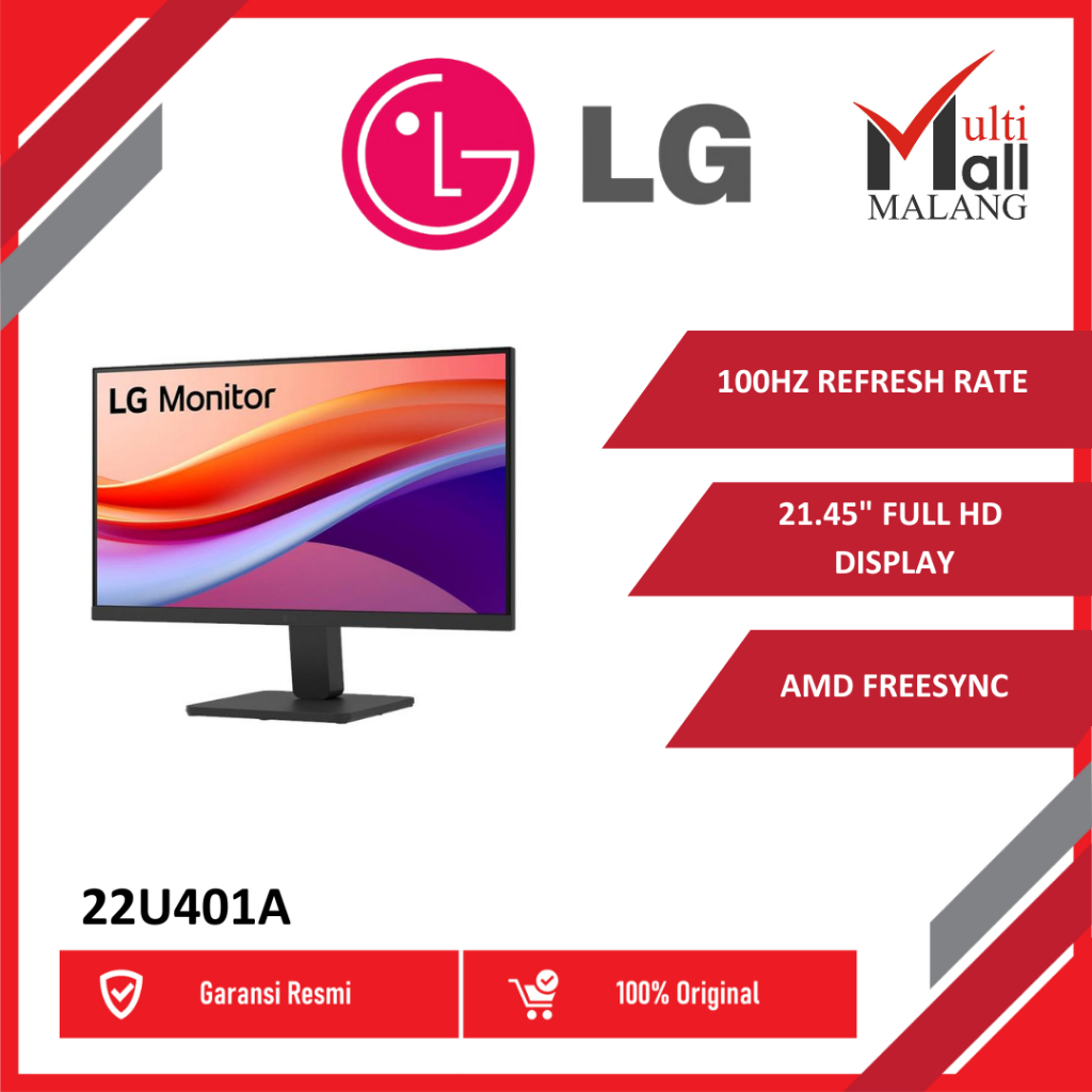 Jual Monitor LG 22" 22U401A FHD VA 100Hz HDMI (Pengganti 22MR410 ...