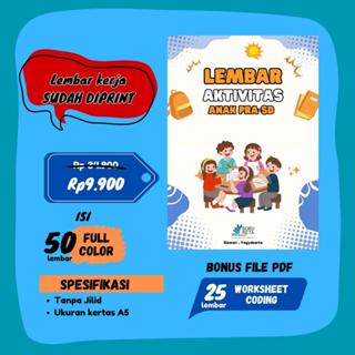 Jual Calistung Anak Usia Dini Fun Worksheets 50 lembar sudah diprint ...