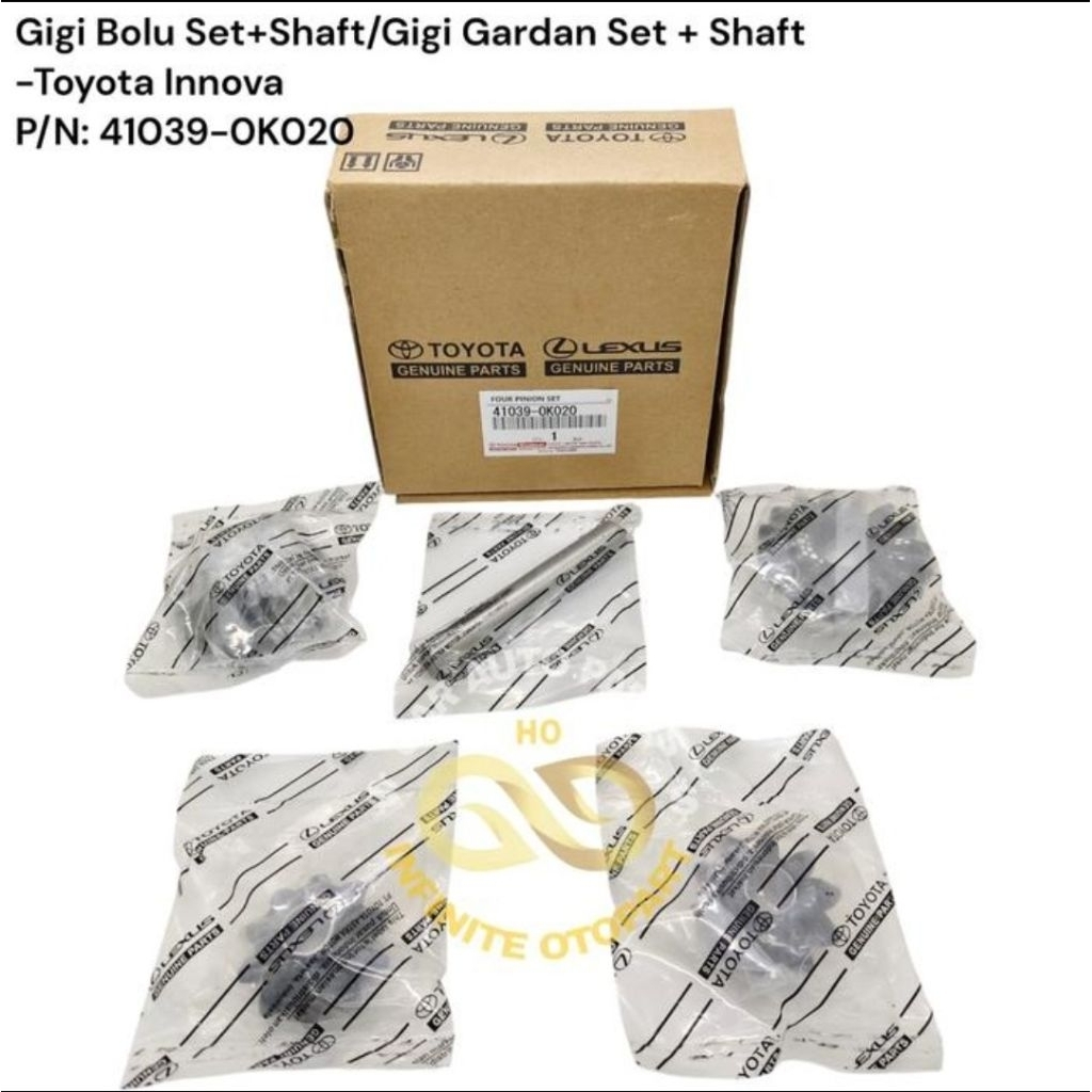 Jual GIGI BOLU SET FOUR PINION SET TOYOTA INNOVA INOVA 41039 - OK020 ...