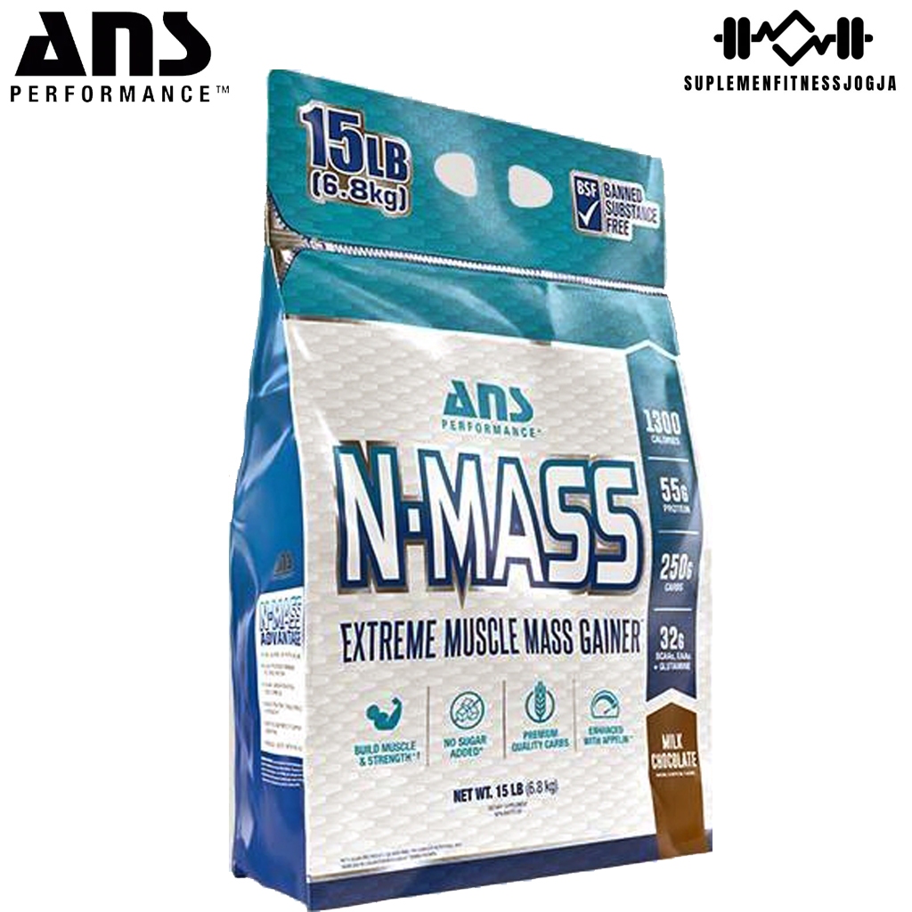 Jual ANS Performance N Mass 15 Lbs Nmass Extreme Muscle Mass Gainer ...