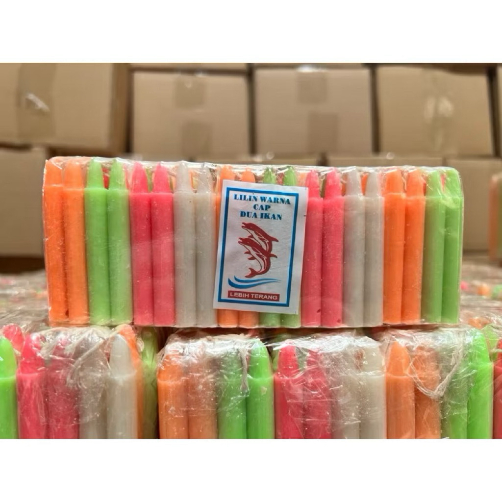 Jual Lilin warna (lilin natal) 288PCS/160PCS | Shopee Indonesia