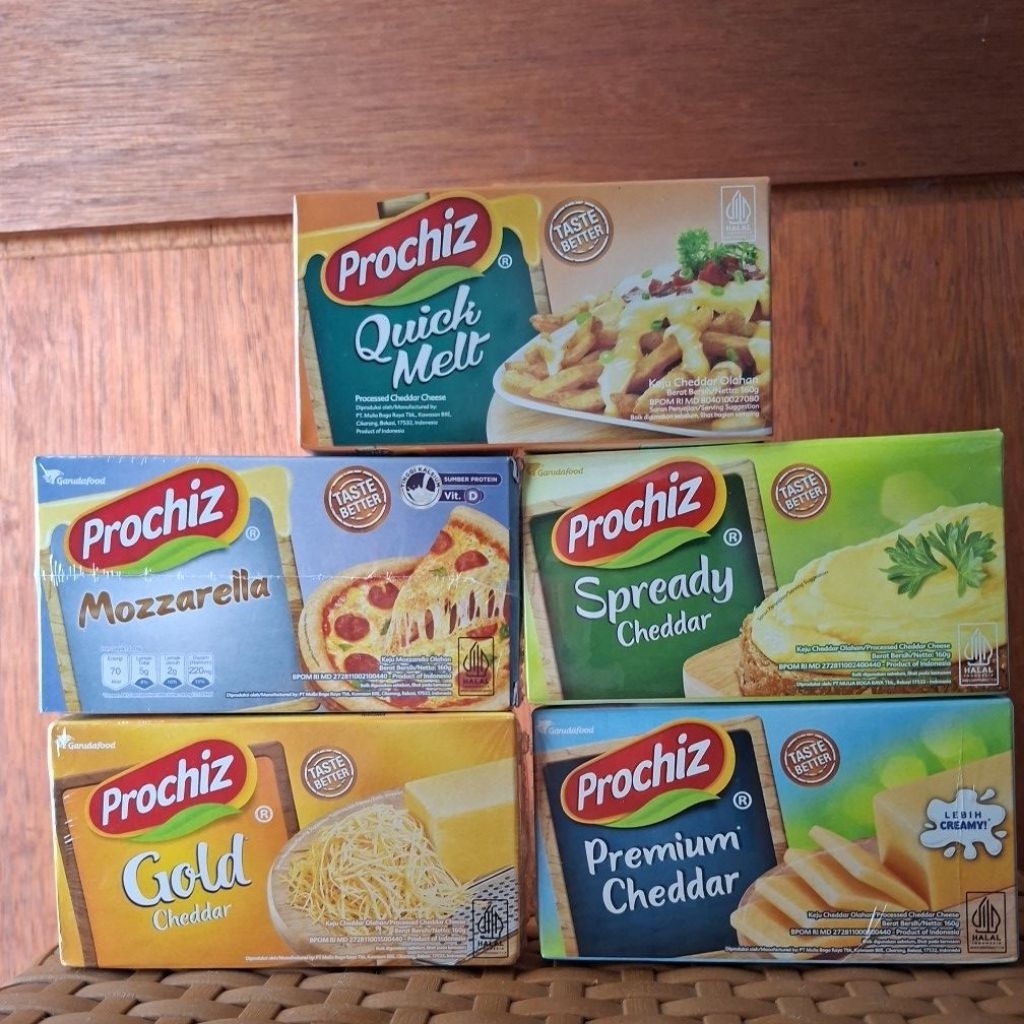 Jual Keju Prochiz All Variant 160 gr Keju Oles Spready / Mozzarella ...