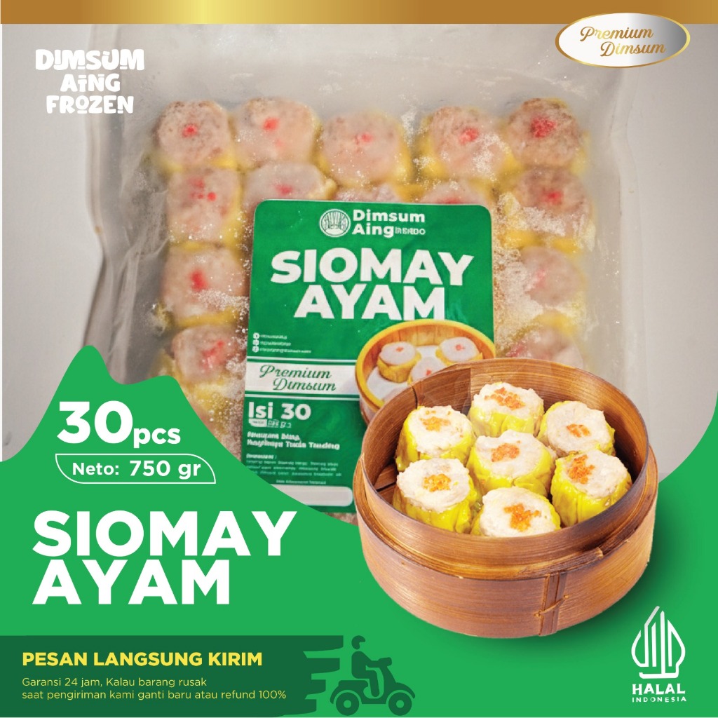 Jual Dimsum Siomay Ayam Frozen 1 Pack Isi 30 Pcs - Frozen Food Dimsum ...
