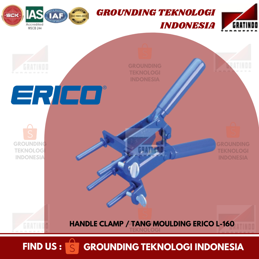 Jual Handle Clamp ERICO L160 / Tang CADWELD L160 / Tang Moulding ERICO ...