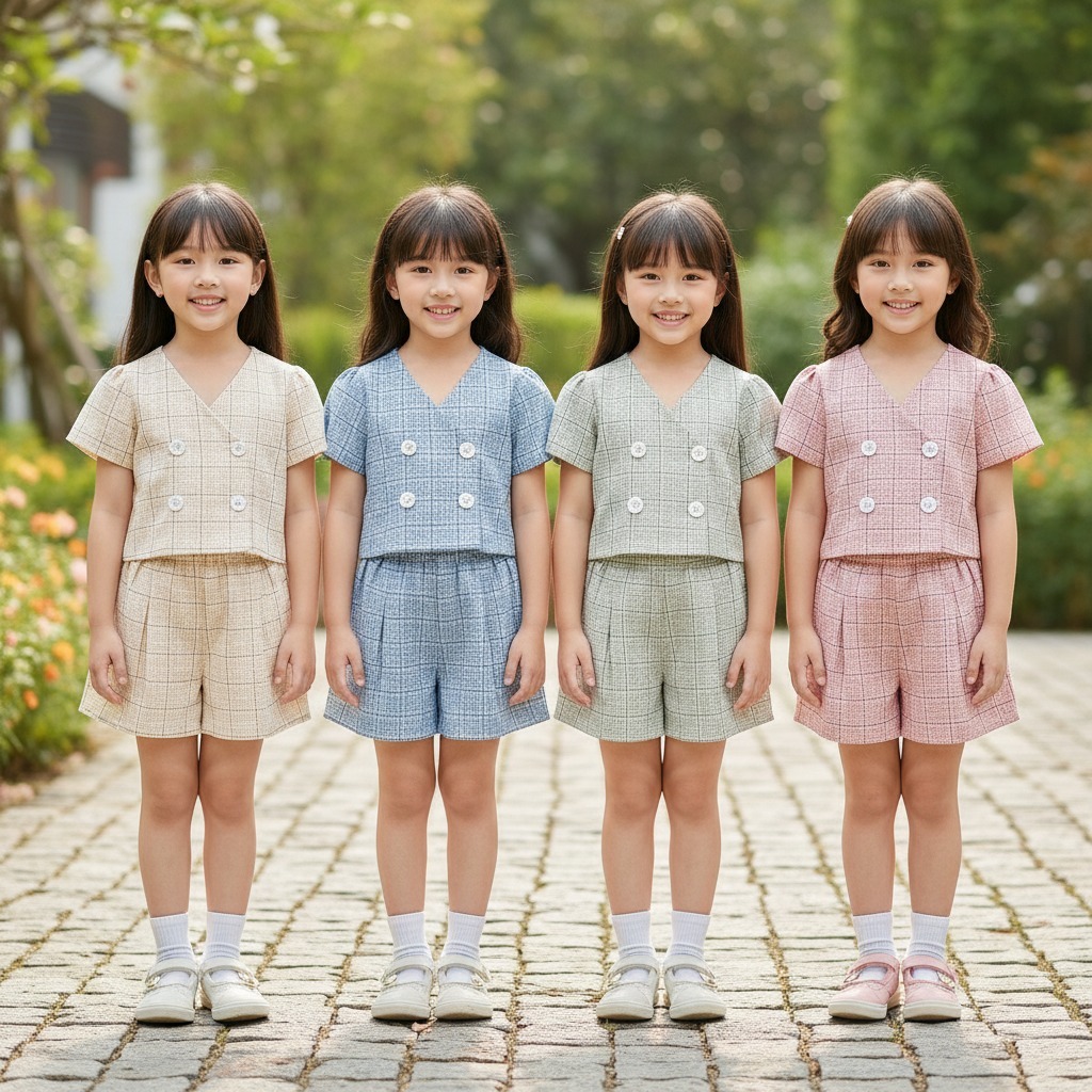 Jual Two Mix - Setelan Baju Celana Anak Perempuan - Hera Set Model ...