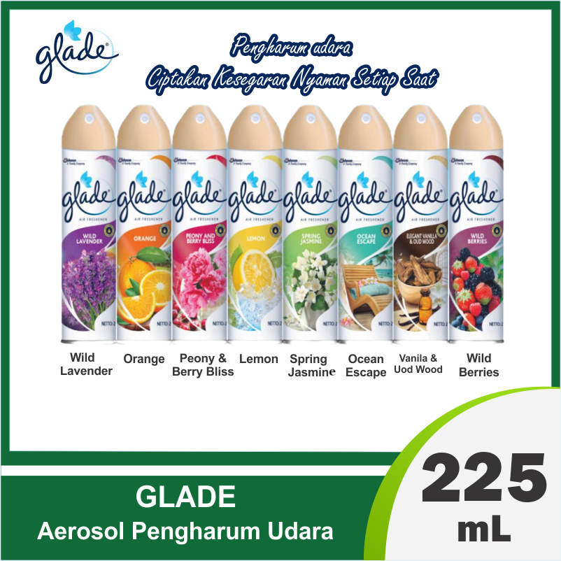 Jual [ 1pcs ] Glade aerosol isi 225ml pengharum ruangan semprot aerosol ...