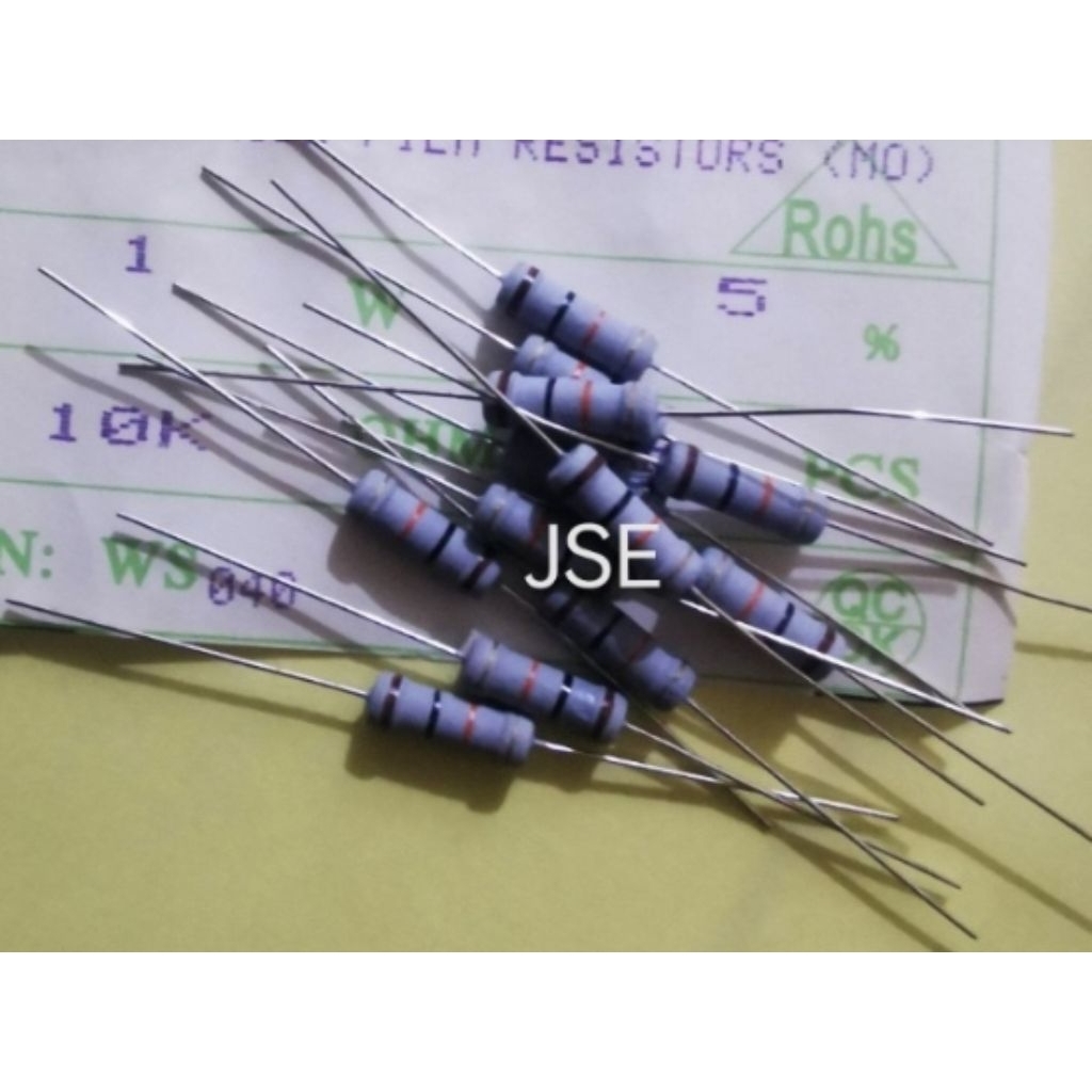 Jual RESISTOR 1 WATT 10 K OHM ISI 12 PCS | Shopee Indonesia