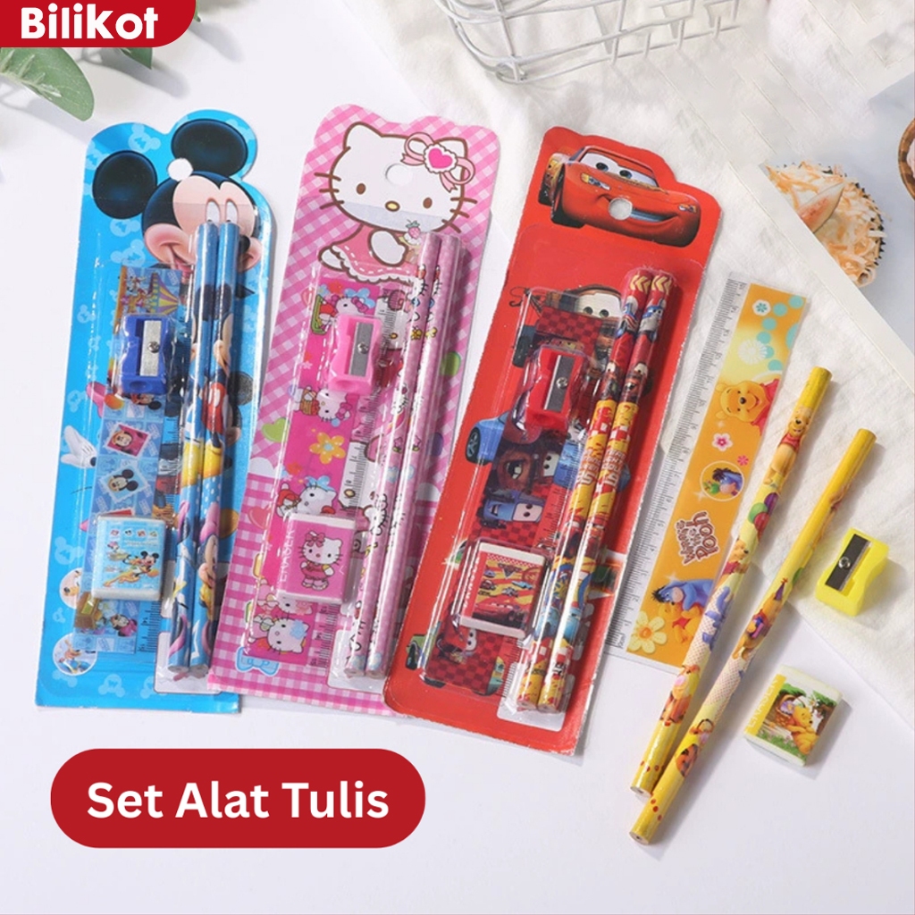 Jual Bilikot - Set Alat Tulis Cocok Untuk Tempat Pensil Penggaris ...