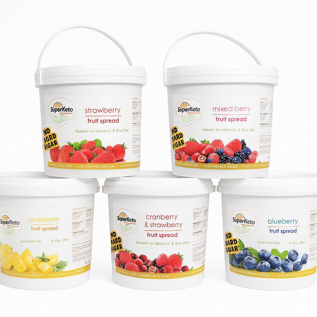 Jual Freshmax - SuperKeto Selai 1 kg variasi semua fruitspread Low Carb ...