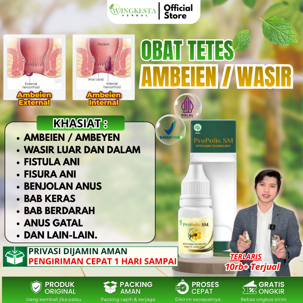 Jual Obat Ambeien Wasir Fistula Ani Anus berdarah bengkak Ambeyen ...