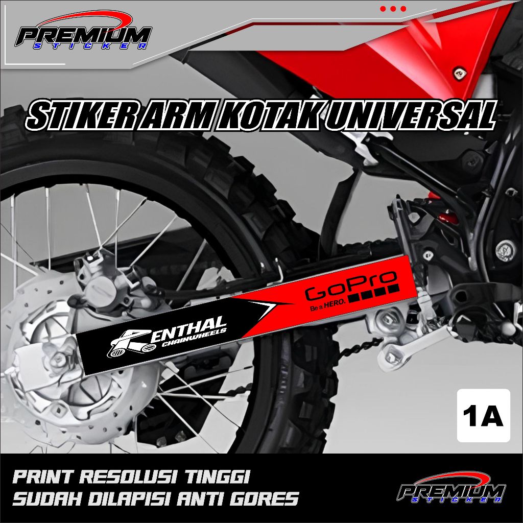Jual STICKER ARM KTM KOTAK UNIVERSAL / 1 SET KANAN KIRI / STIKER ...