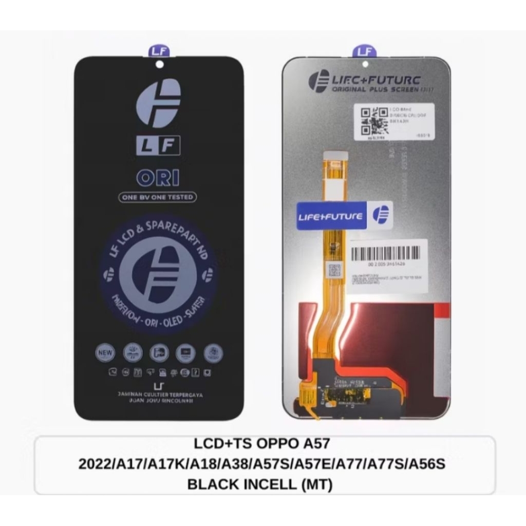 Jual Life future - LCD+TS KOMPATIBLE OPPO A57 2022/A17/A17K/A77S/A77 5G ...