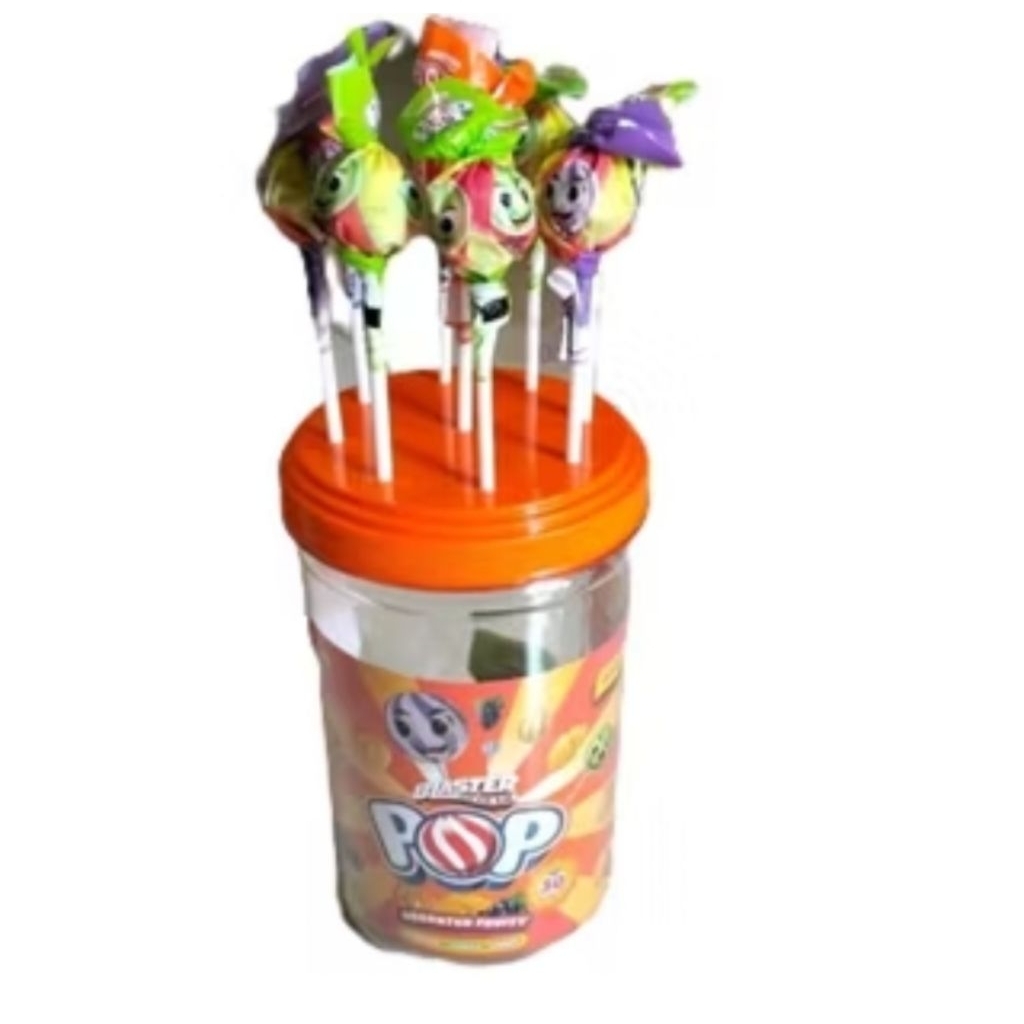 Jual PERMEN BLASTER POP FRUITY TOPLES (30X6,3g) | Shopee Indonesia