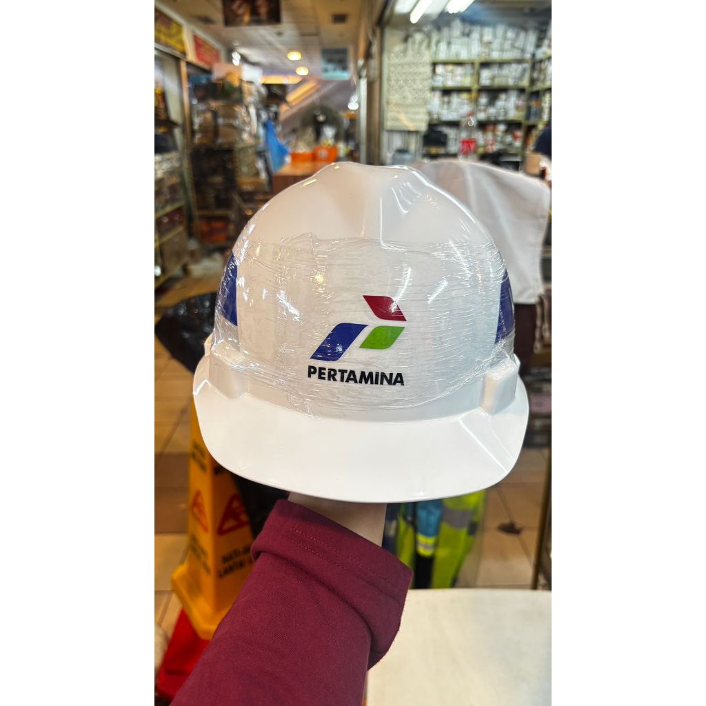 Jual Helm MSA Vgard Visitor Helm Safety Pertamina Inner Fastrack V-Gard ...