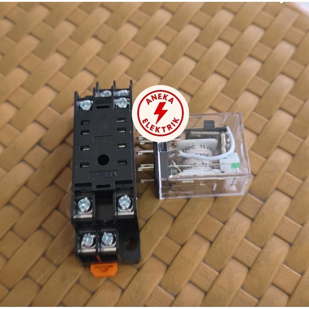 Jual Relay MY2N 12VDC + Socket 8 pin / my2 12vdc | Shopee Indonesia