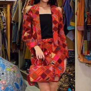 Jual Rani Jas Patchwork Lengan Bolong Prasojo Desain Unik & Stylish ...