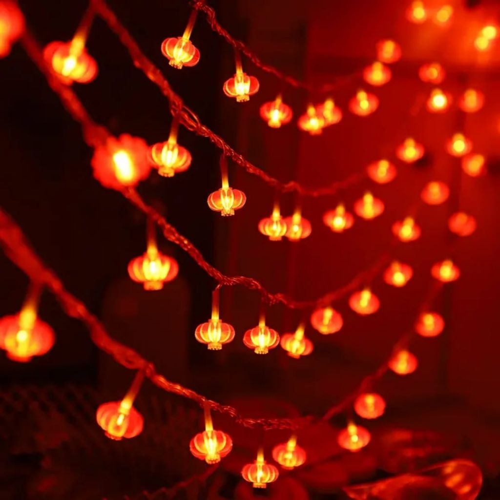 Jual Lampu Led Chinese Knot FU Light String Hiasan Imlek Lampu Lampion ...